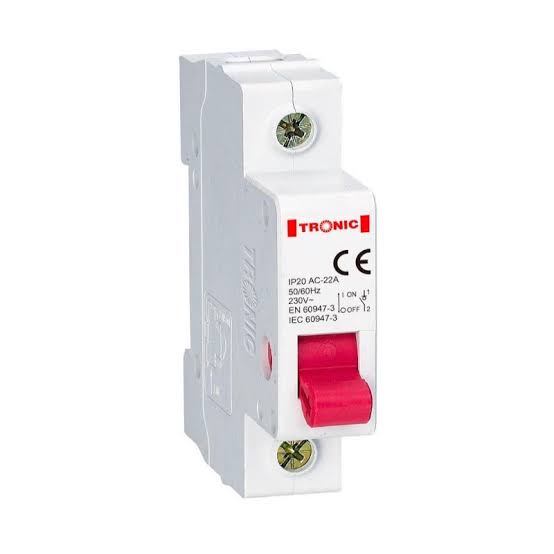 Single mcb breaker – Galactic Electricals